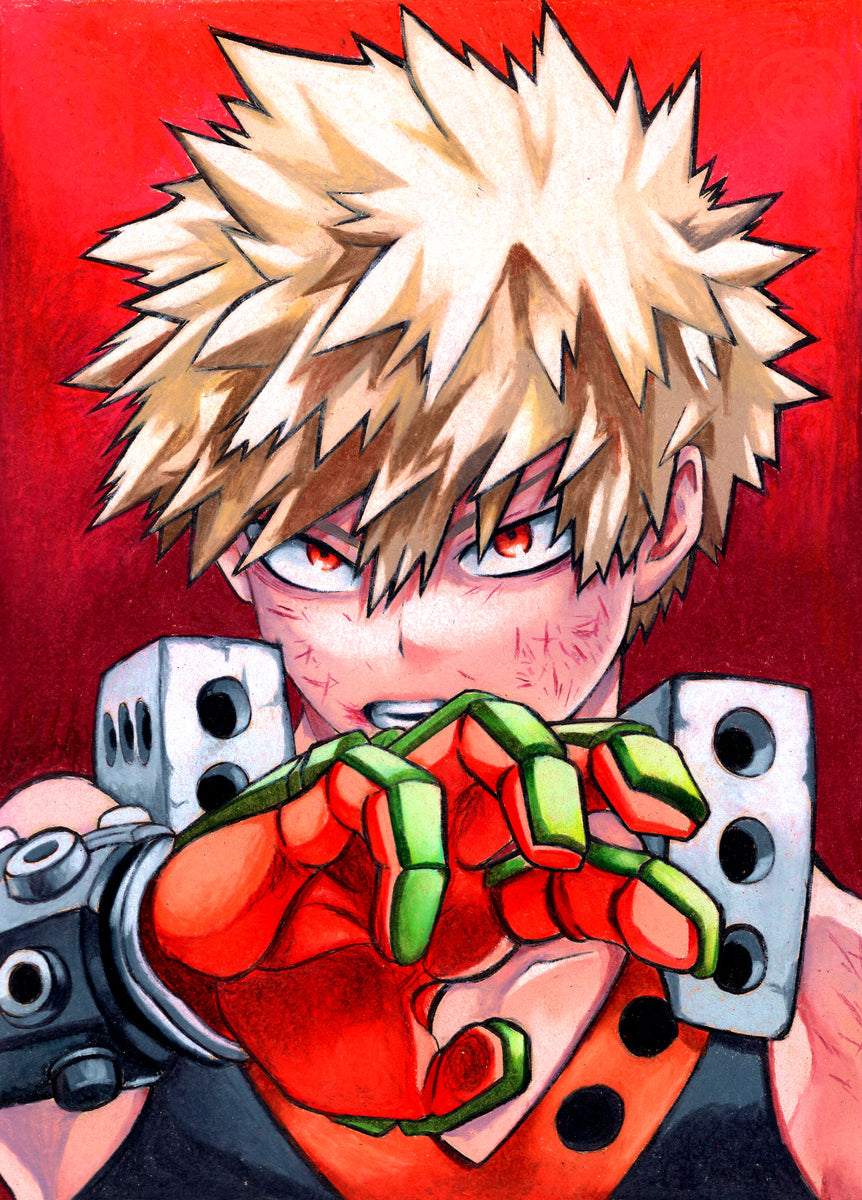Bakugo Drawing – rafaelsketchart